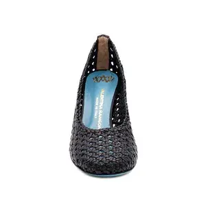 VALENTINA RANGONI Annubi Woven Pumps - Black