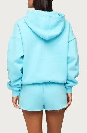 EDIKTED Camo Cutie Oversize Hoodie