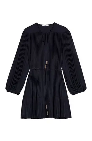 Maje Short Pleated Dress