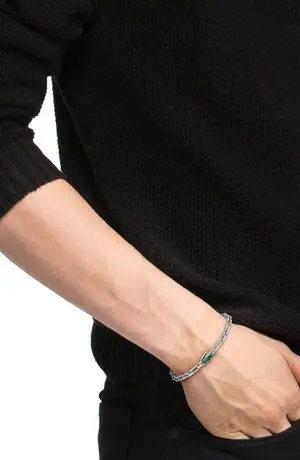 Lacoste Arthor Link Bracelet - Silver