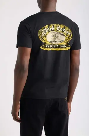 DARK SEAS Avalon Graphic T-shirt - Heather Black