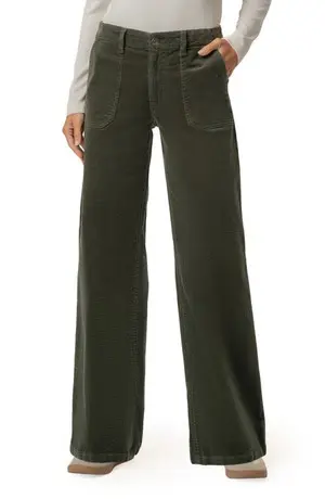 Kut From The Kloth Wide Leg Corduroy Pants - Forest