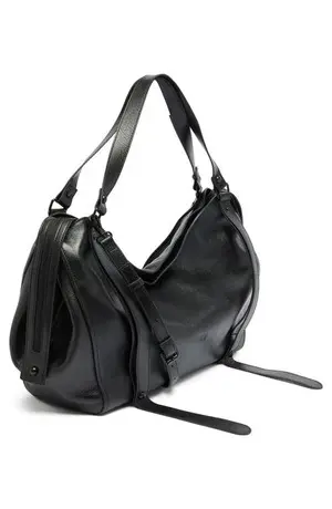 DIESEL® D-one Top Handle Leather Bag - Black
