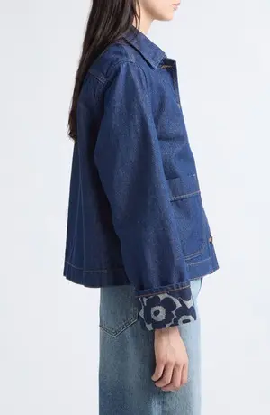 Marimekko Denim Jacket With Unikko Lining