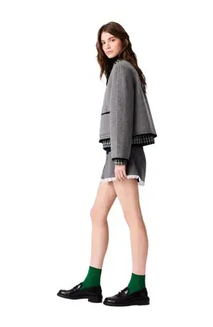 Maje Short Double-faced Coat