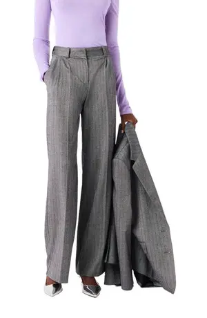 Maje Rhinestone Suit Trousers