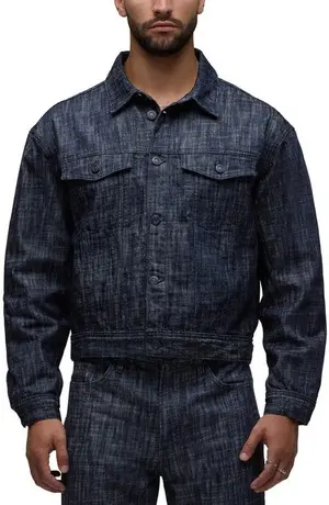 Hudson Jeans Cotton Trucker Jacket - Normandy