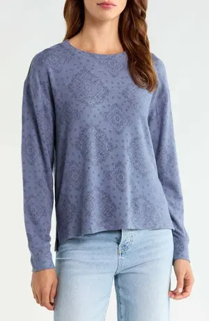 Lucky Brand Printed Sweatshirts Hoodies For Women