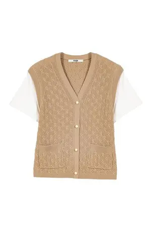 Maje 2-in-1 Effect Cardigan