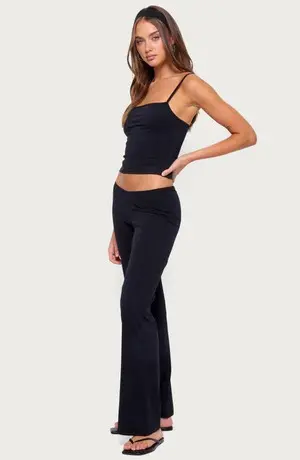 EDIKTED Anika Straight Neck Tank Top