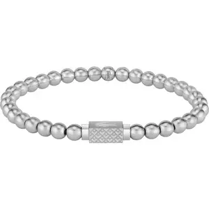 Lacoste Matchpoint Beaded Bracelet - Silver