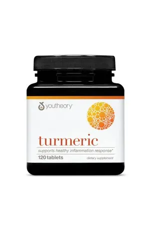 YOUTHEORY Advanced Turmeric Curcumin Joint Support Supplement 120 Tablets