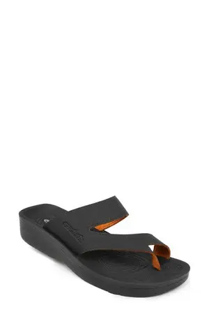 AEROTHOTIC Odal Flip Flop Black