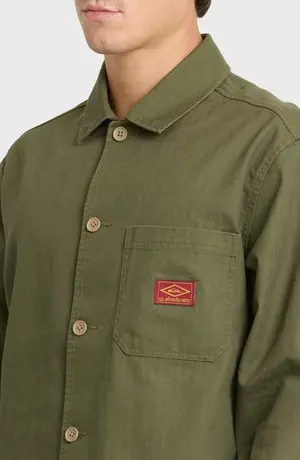 Quiksilver Cotton Herringbone Overshirt