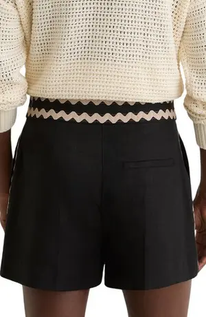 REISS Ashby Rickrack Shorts