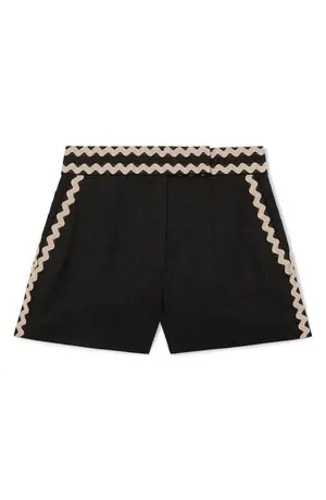 REISS Ashby Rickrack Shorts