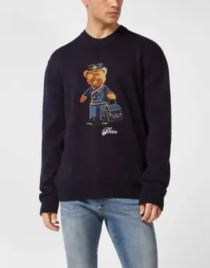 Philipp Plein Pullover Round Neck Love - Navy