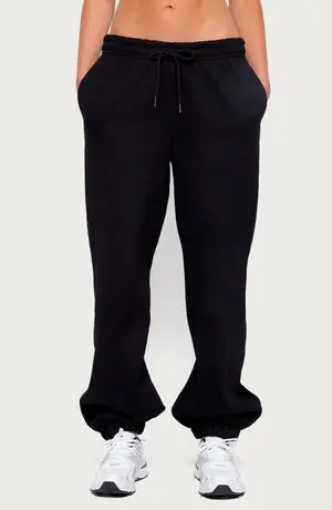 EDIKTED Raely Oversized Sweatpants - Black