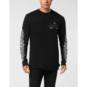 Philipp Plein Long Sleeve T-shirt Chrome Crest