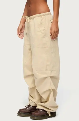 EDIKTED Emzi Baggy Cotton Cargo Pants