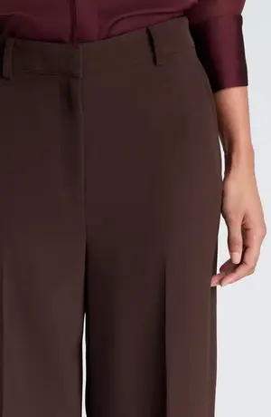 KENNETH COLE High Waist Wide Leg Slash Pocket Pants