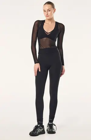 P.E Nation All Out Mesh Long Sleeve Top