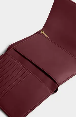 KATIE LOXTON Taya Woven Purse - Cherry