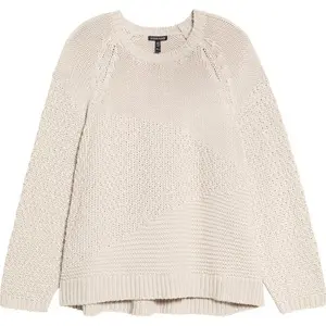 Eileen Fisher Organic Cotton Crewneck Sweater