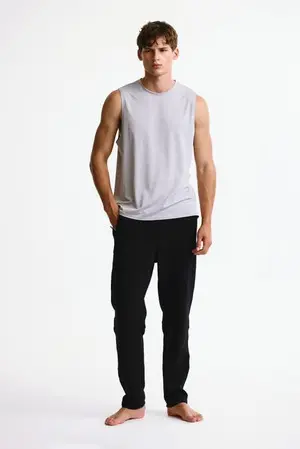 H&M Regular-fit Tapered Sports Joggers With Drymove - Black
