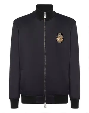 BILLIONAIRE Tracksuit Jacket Ls Crest - Black