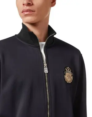 BILLIONAIRE Tracksuit Jacket Ls Crest - Black