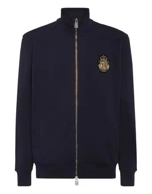 BILLIONAIRE Tracksuit Jacket Ls Crest - Navy