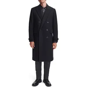 Rag & Bone Lombard Double Breasted Wool Blend Coat