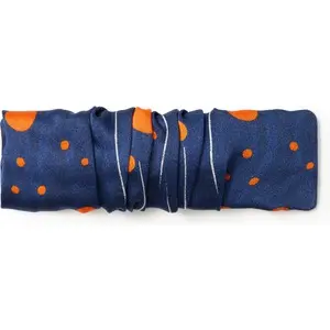 OLAH Celestia Silk Hair Barrette Clip - Blue