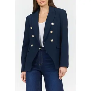DEAR JOHN Rowena Military Double Breasted Blazer