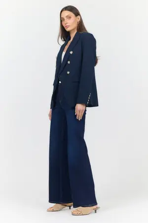 DEAR JOHN Rowena Military Double Breasted Blazer