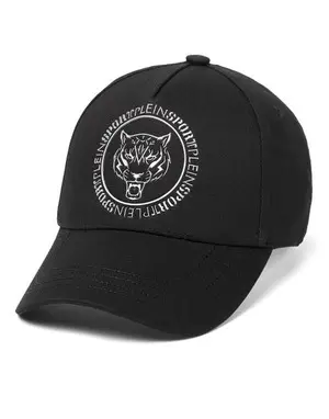 PLEIN SPORT Baseball Cap Carbon Tiger - Black/multicolored