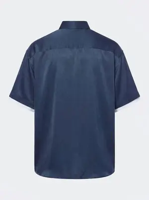LE PERE Cupro Double Short Sleeve Shirt