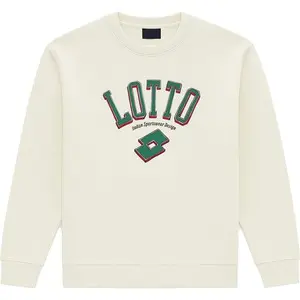 LOTTO Legends Live Here Crewneck Sweater - Cream