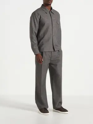 Manière De Voir Pierre Pleated Tailored Trousers