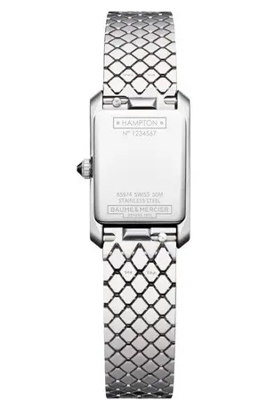 Baume & Mercier Hampton Diamond Bracelet Watch