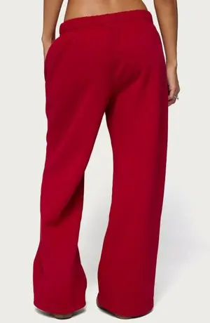 EDIKTED Los Angeles Wide Leg Sweatpants