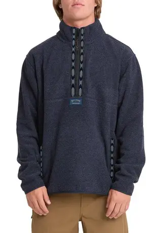 BILLABONG Frontier Mock Neck Pullover - True Navy