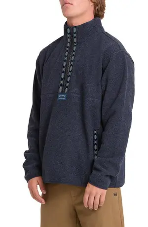 BILLABONG Frontier Mock Neck Pullover - True Navy