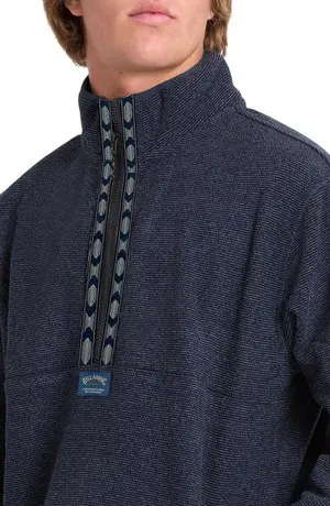 BILLABONG Frontier Mock Neck Pullover - True Navy