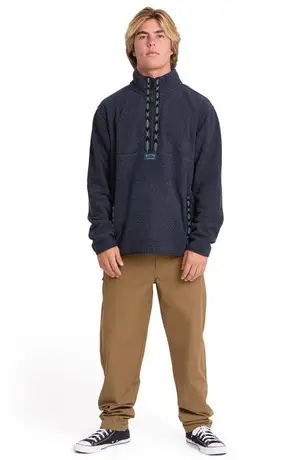 BILLABONG Frontier Mock Neck Pullover - True Navy