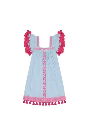 MER ST. BARTH Mini Sandrine Dress - Blue