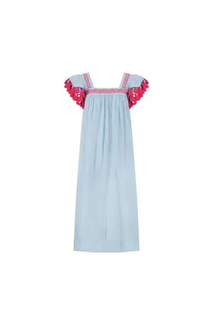 MER ST. BARTH Maxi Sandrine Dress - Blue