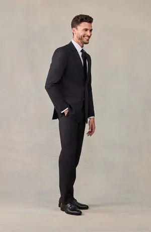 THE BLACK TUX Essential Suit Jacket - Black