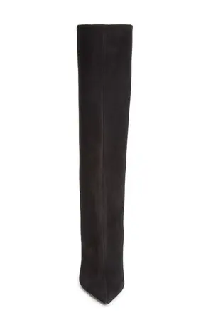 JIMMY CHOO Blake Pointed Toe Knee High Wedge Boot